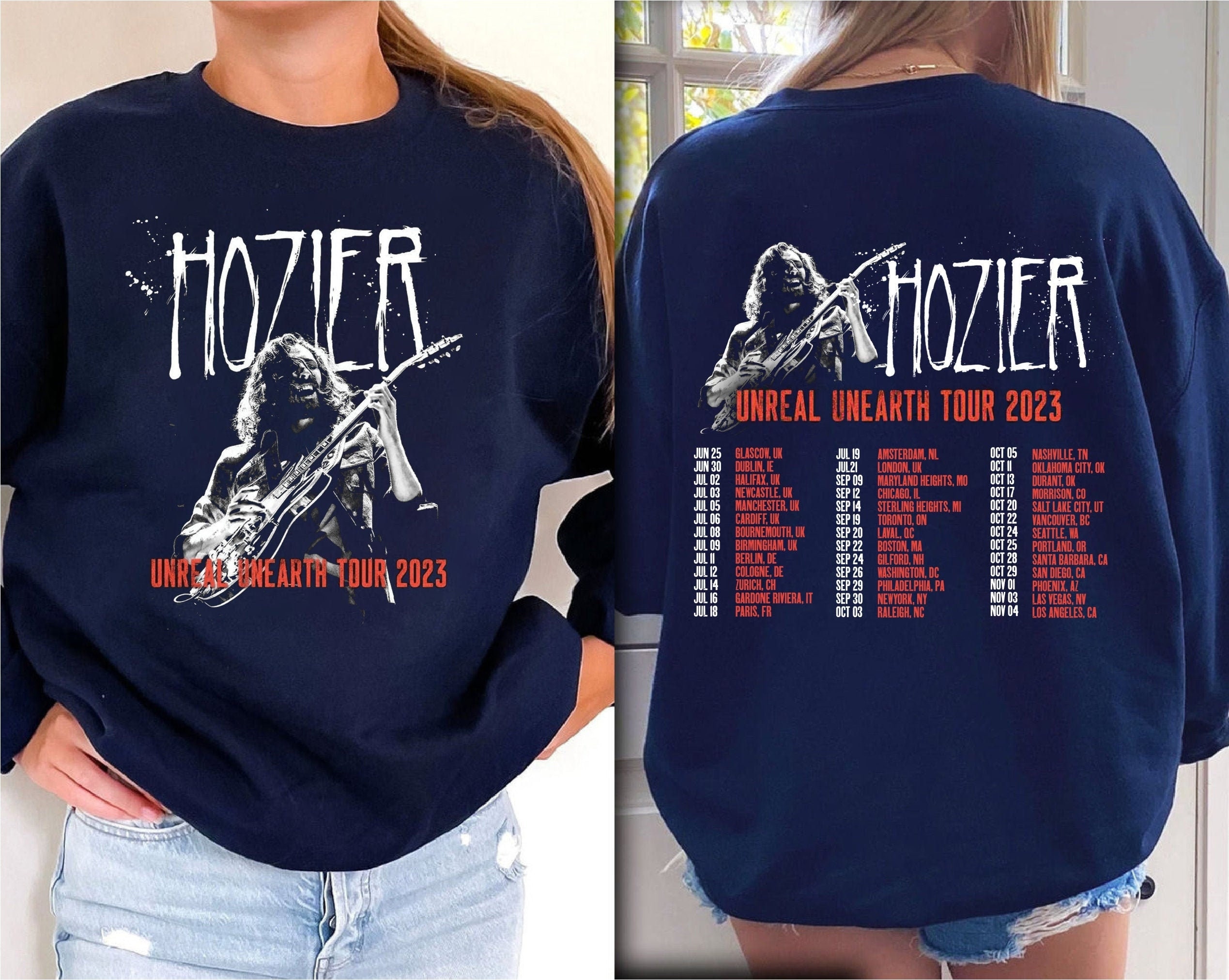 Hozier 2023 Concert Tour Tee - Vintage Hozier Music Shirt sold by ...