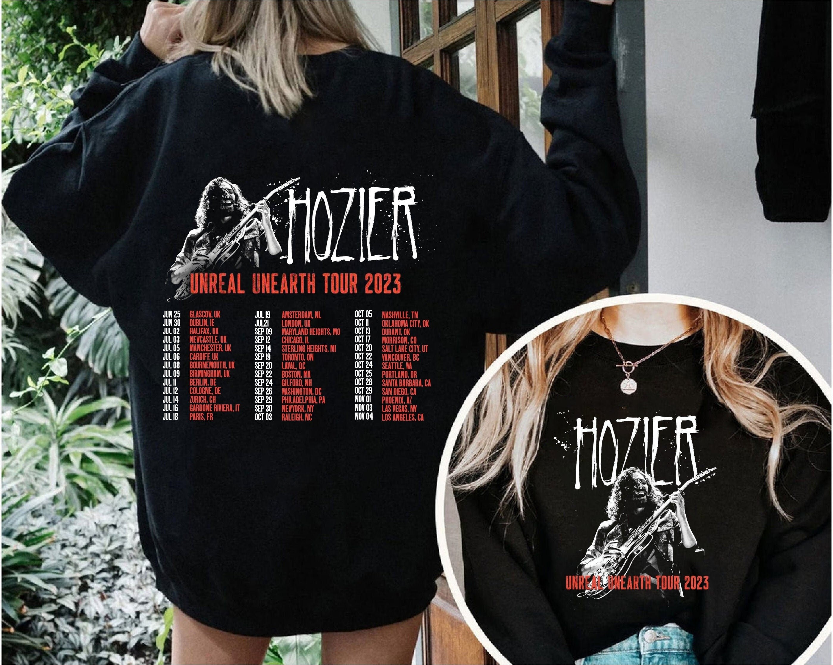 Hozier 2023 Concert Tour Tee - Vintage Hozier Music Shirt sold by ...