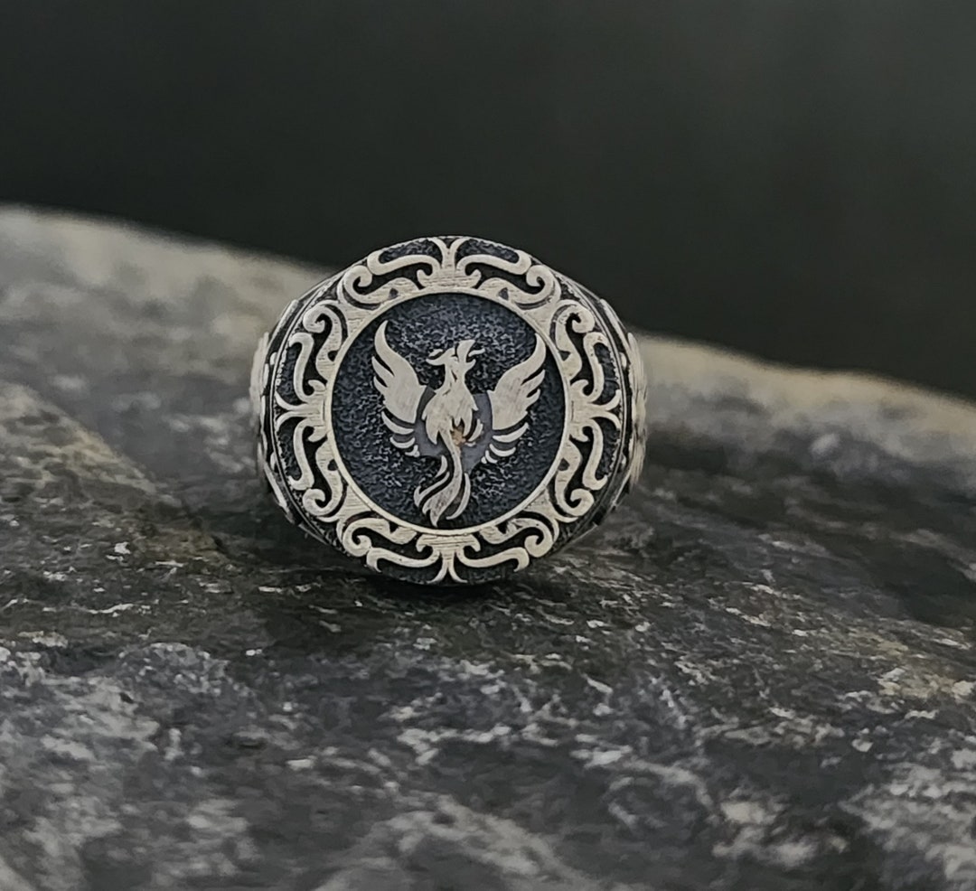 Phoenix Silver Ring,best Phoenix Necklace,phoenix Charm Ring,ring for ...