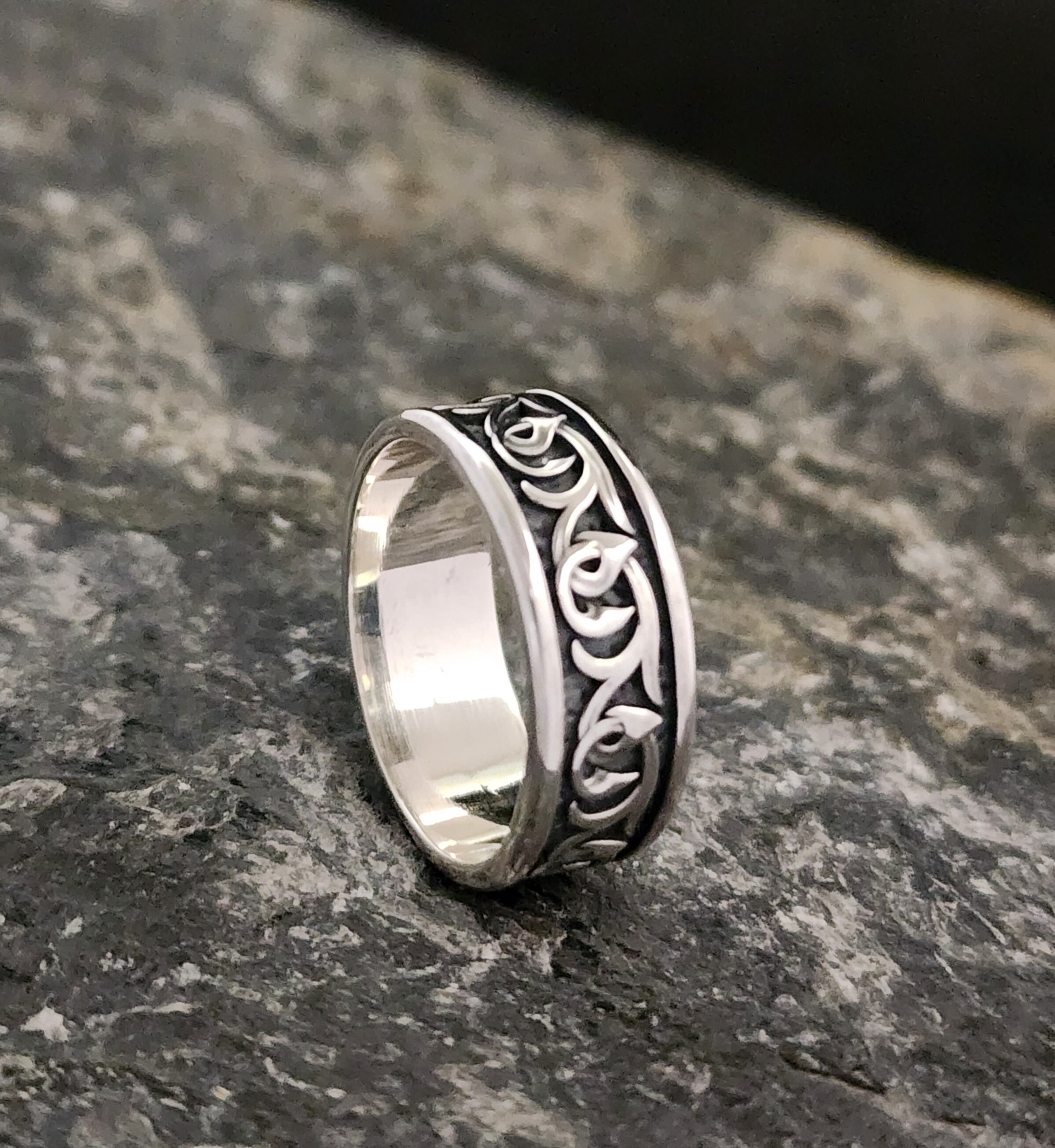 Slavic Valkyrie Sterling Silver Men Ring,silver Slavic,valkyrie Norse ...