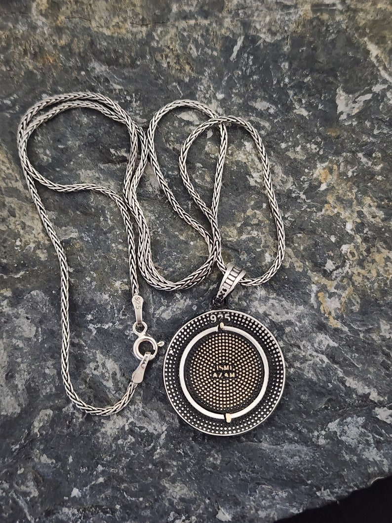 Handmade Sterling Silver Seal of Solomon Pendant: King Solomon Talisman ...
