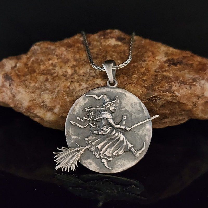 Witch Pendant - Etsy