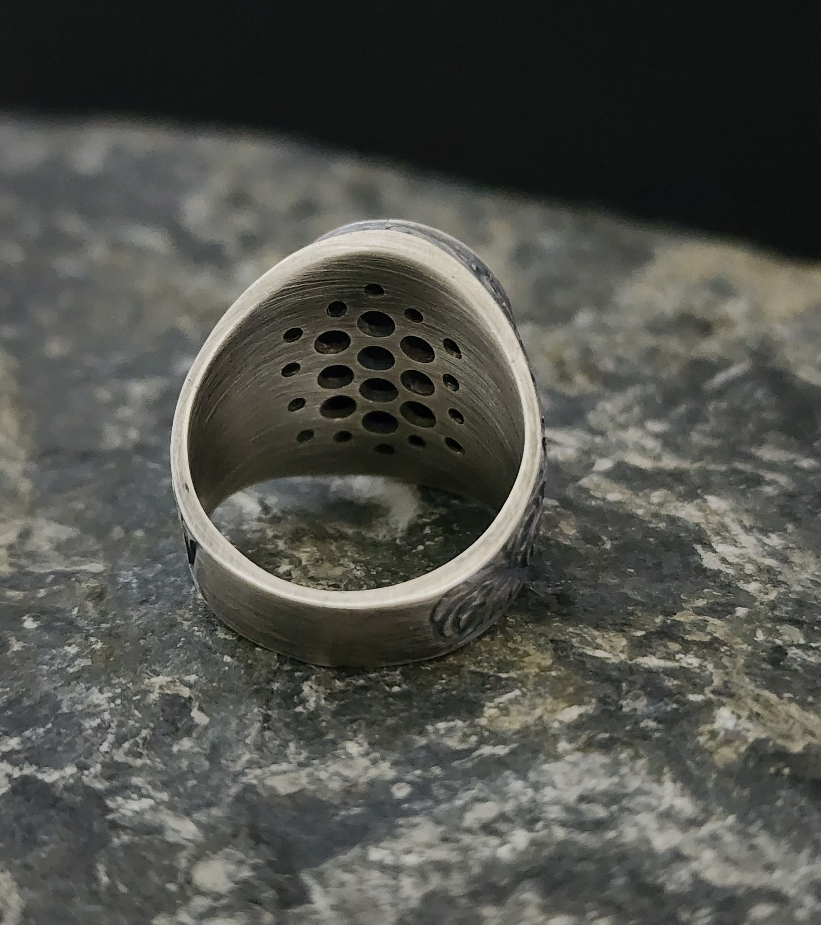 Grim Reaper Skull Ring925 Sterling Silver Skull Ringmen - Etsy