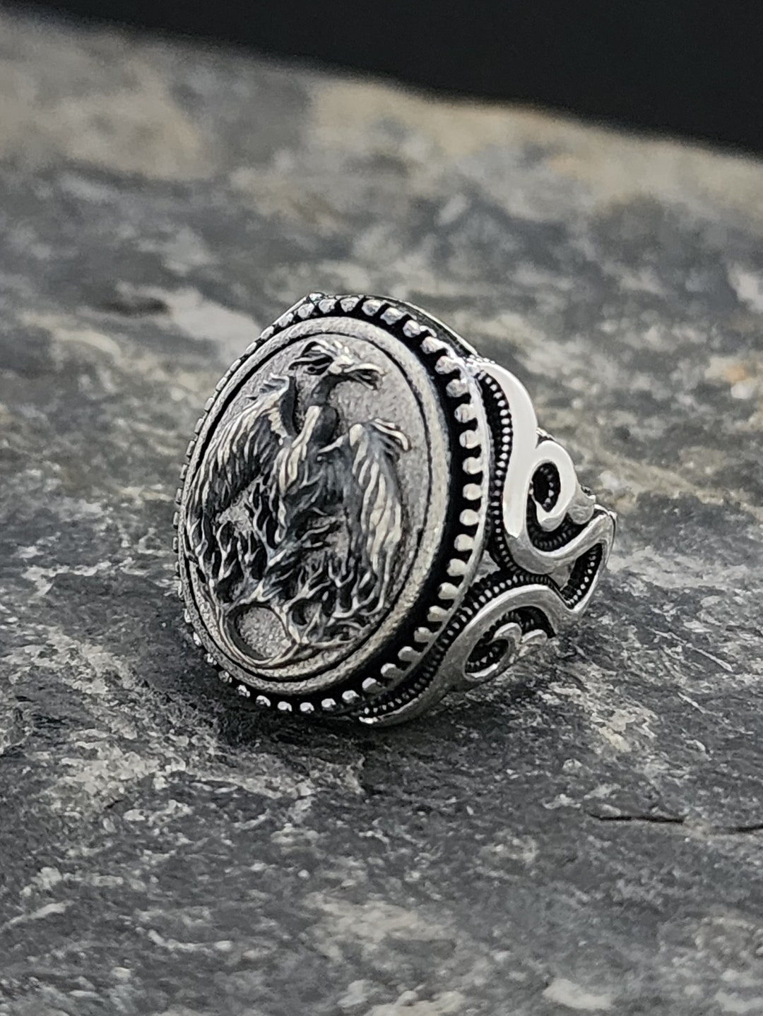 Phoenix Silver Ring,best Phoenix Necklace,phoenix Charm Ring,ring for ...