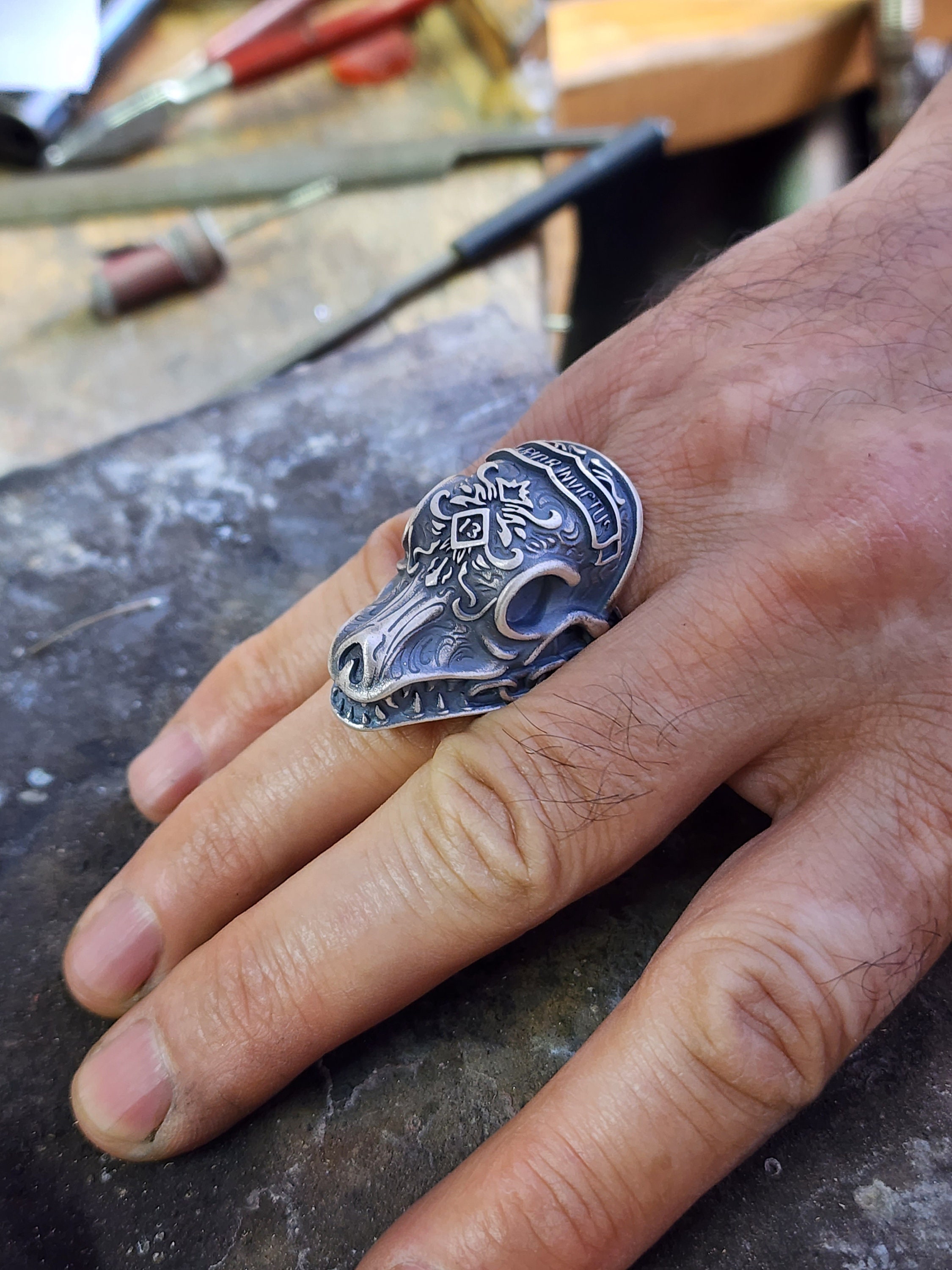 Tyrannosaurus T-rex Ring Dinosaur Ring Unique Mens Ring - Etsy