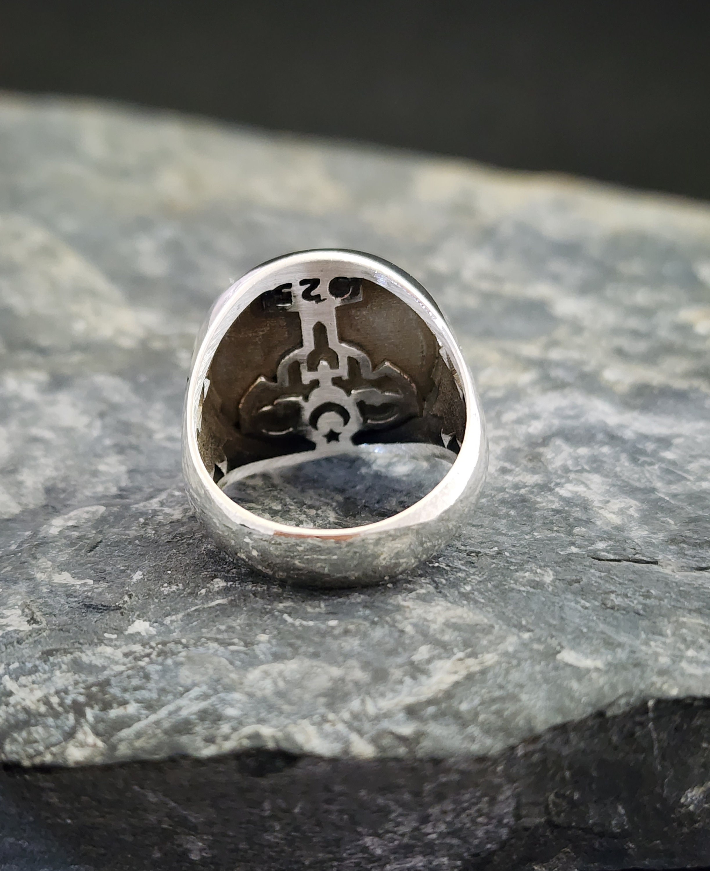 Solomon's Seal Ring, Talisman Solomon Ring, Handcrafted Spiritual Men ...