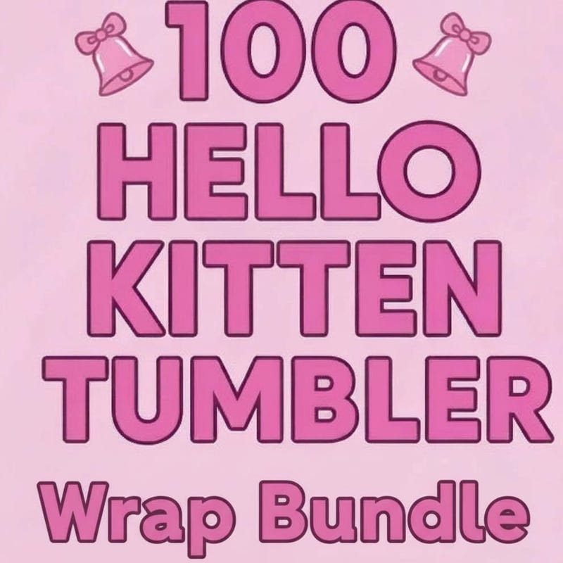 Kawaii Kitty Digital Wrap - Etsy
