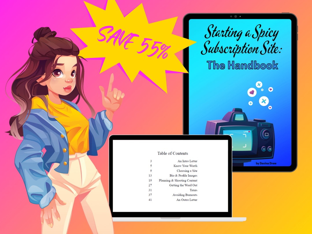 Starting a Spicy Subscription Site: the Handbook (onlyfans, Fansly ...