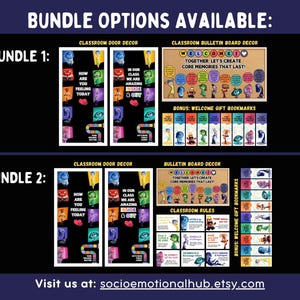 Inside Out 2 Bulletin Board: Welcome Back to School Classroom Decor ...