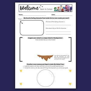 Inside Out 2 Inside Out 2 Back to School Activity Worksheet Inside Out ...