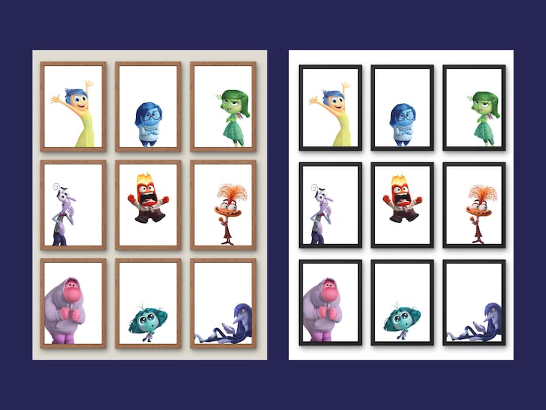 Carteles de Inside Out / Inside Out 2 Feelings Poster / Tablón de ...