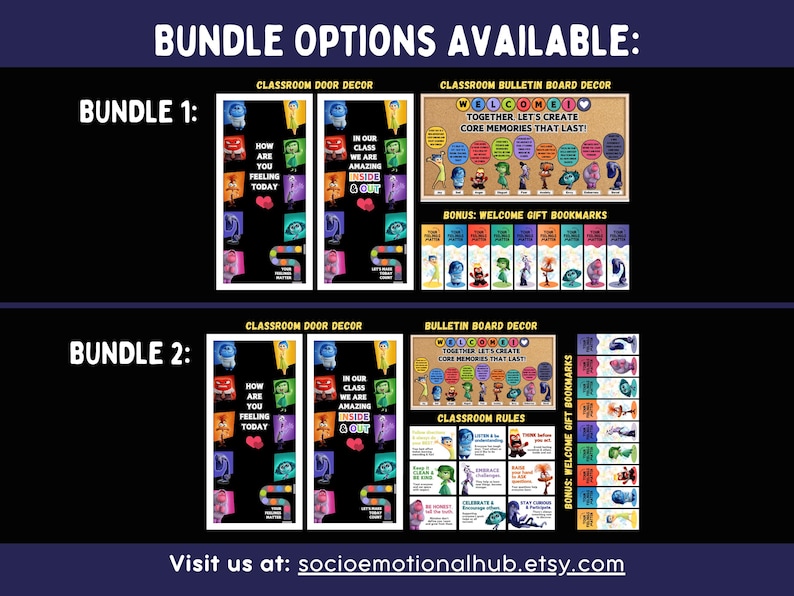 Inside Out 2 Theme Bulletin Board V2 | Classroom Decor | Welcome Back ...