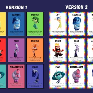 Inside Out 2 Feelings Posters: Purpose of Emotions Classroom Decor ...