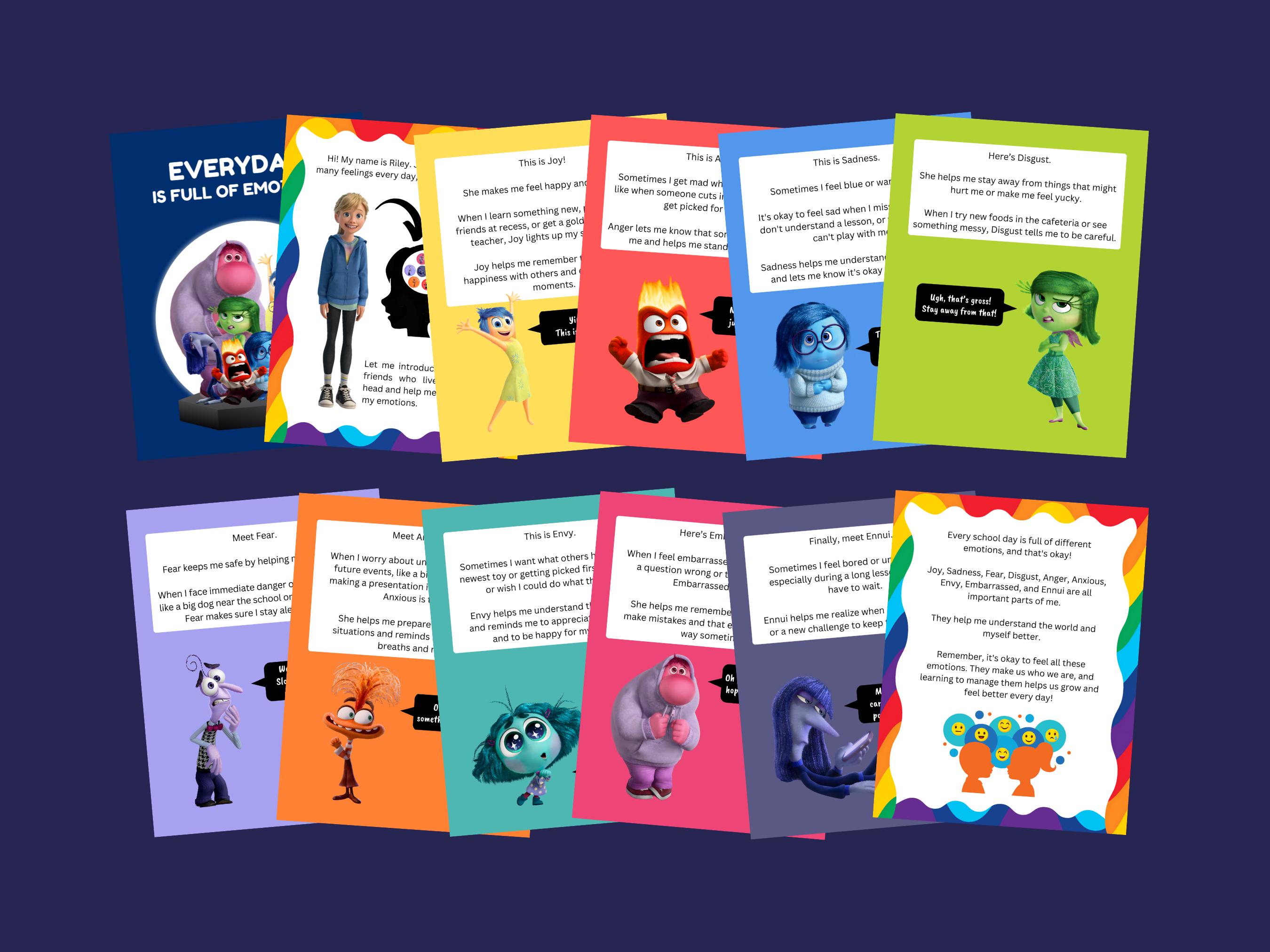 Inside Out 2 Social Story About Emotions | Social Story About Feelings | Understand Emotions and ...