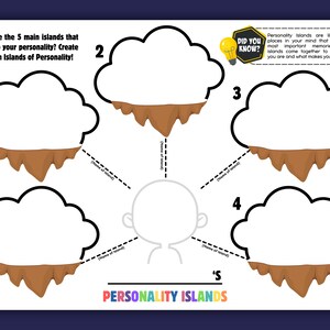 Inside Out 2 Personality Islands Worksheet: Social Emotional Learning ...