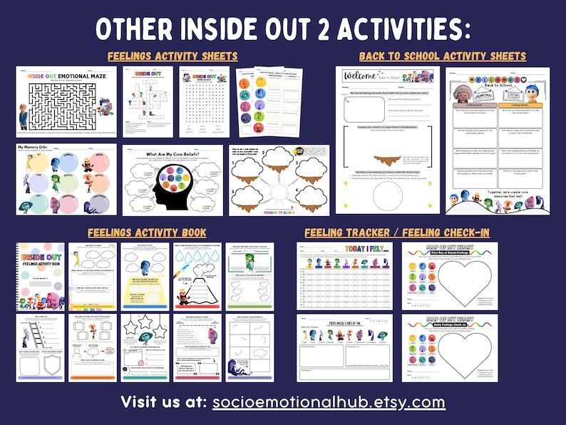 Inside Out 2 Bulletin Board: Welcome Back to School Classroom Decor ...