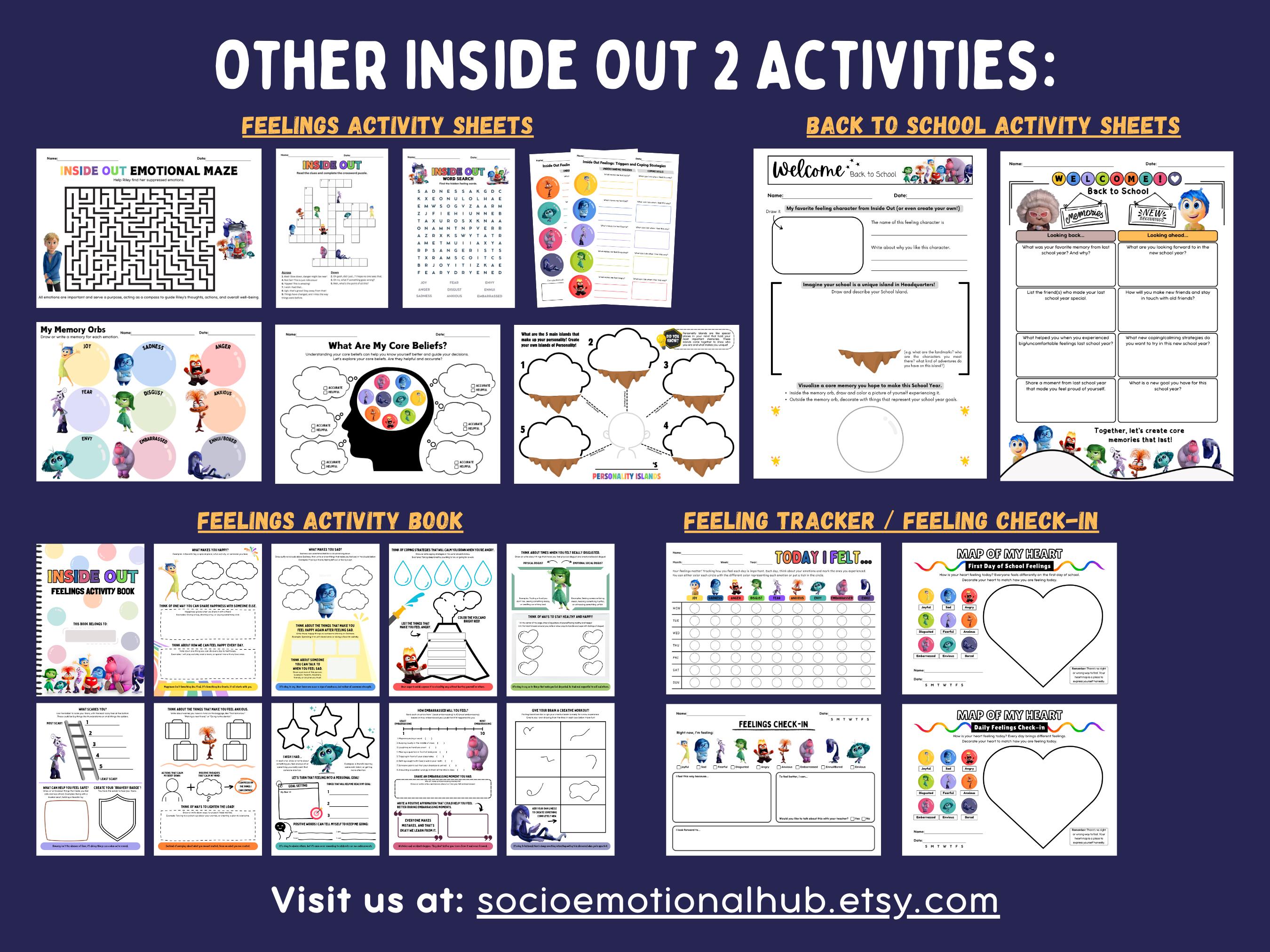 Inside Out 2 Theme Bulletin Board V2 | Classroom Decor | Welcome Back ...