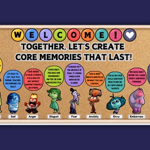 Inside Out 2 Bulletin Board: Welcome Back to School Classroom Decor ...
