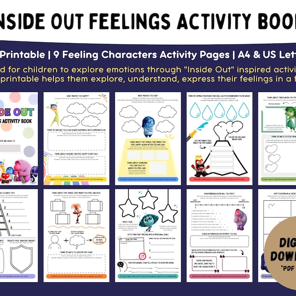 Inside Out Feelings Classroom - Etsy