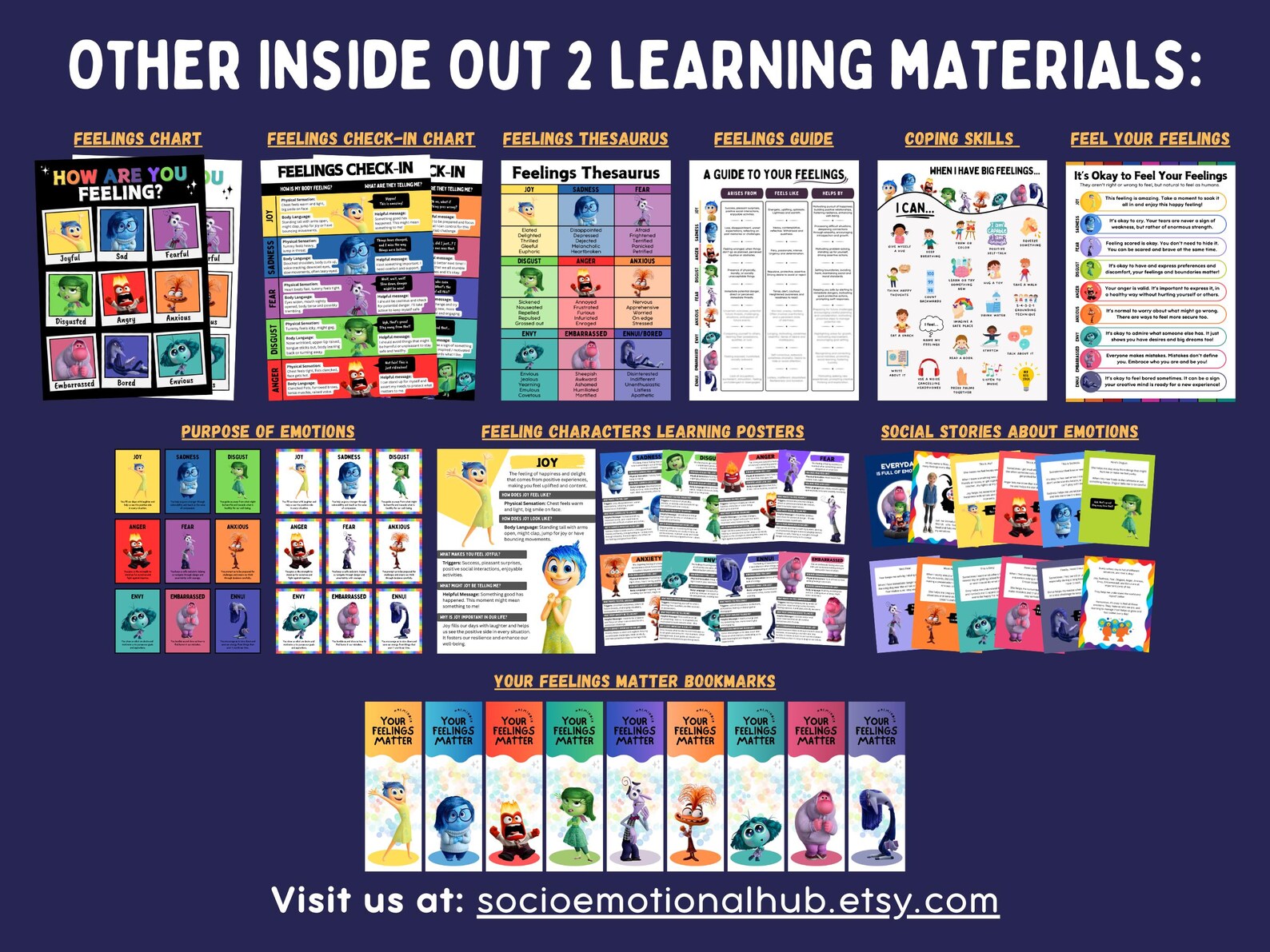 Inside Out Classroom Rules Posters: Back to School Bulletin Board Decor ...