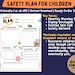 Children's Safety Plan: Coping Skills, Emotional Regulation (digital ...