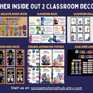Inside Out Feelings Activity Workbook | Social Emotional Learning | Inside Out Movie 2 - Etsy UK