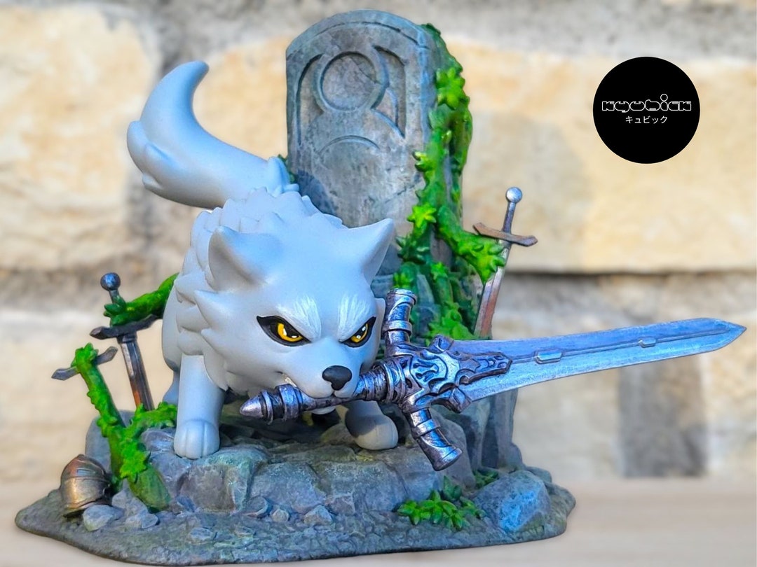 DARK SOULS Sif Wolf Figure chibi Collection - Etsy