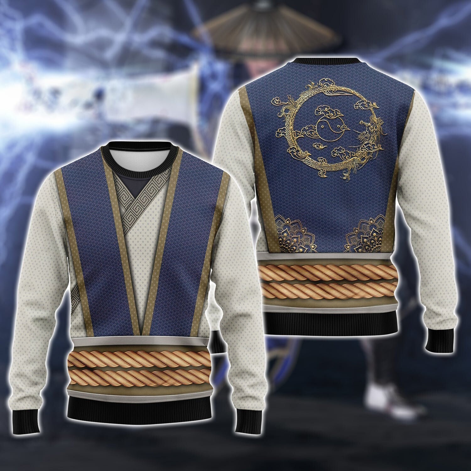 Costume Raiden Raiden Cosplay Costume Lord Rayden Mortal - Etsy