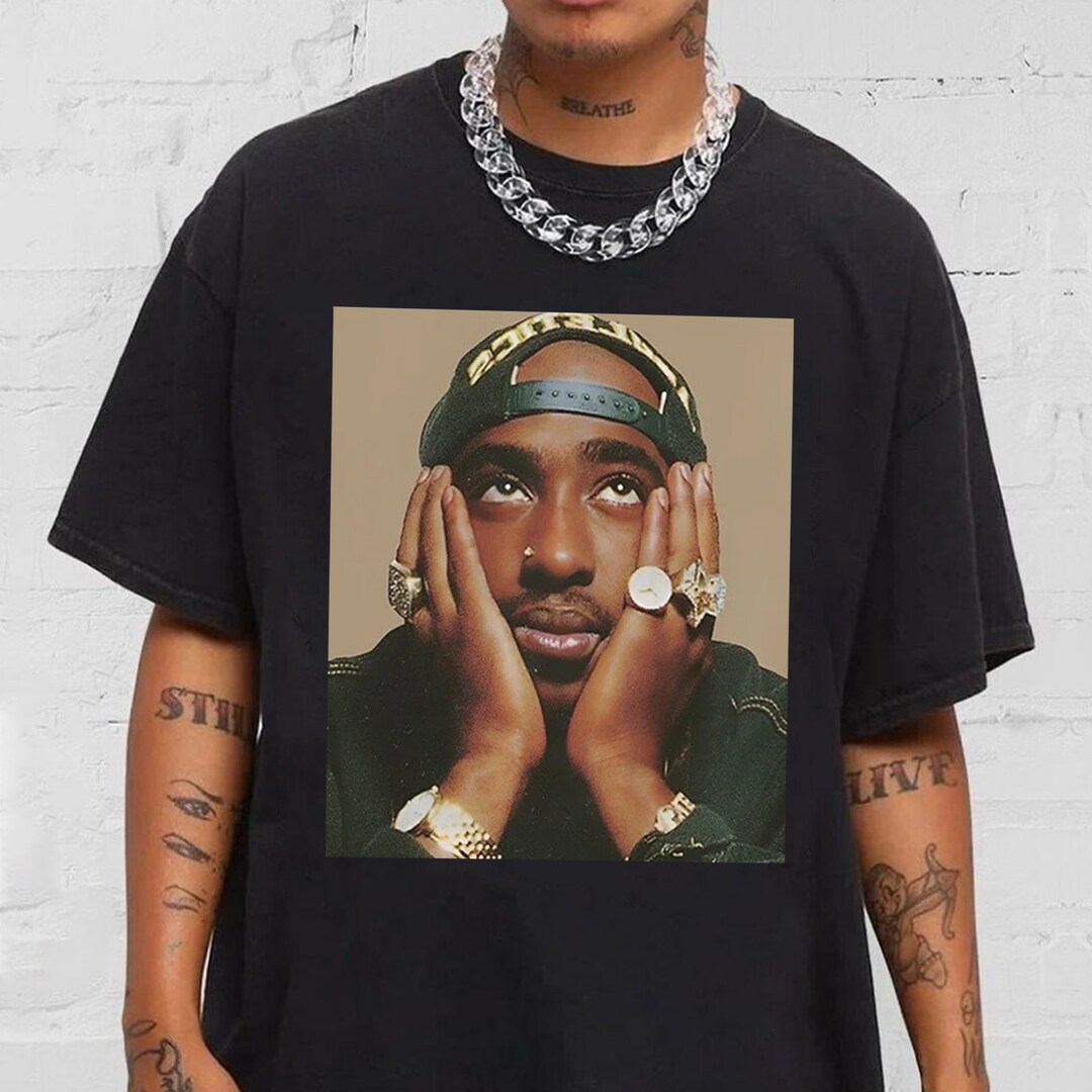 Tupac Shakur Memorial T-shirt Remembering Tupac Shakur - Etsy