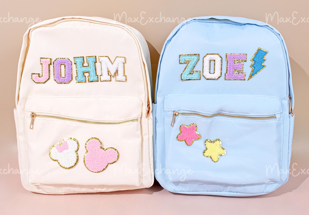 Personalized Kids School Backpack Custom Name Bookbags for Back-to ...