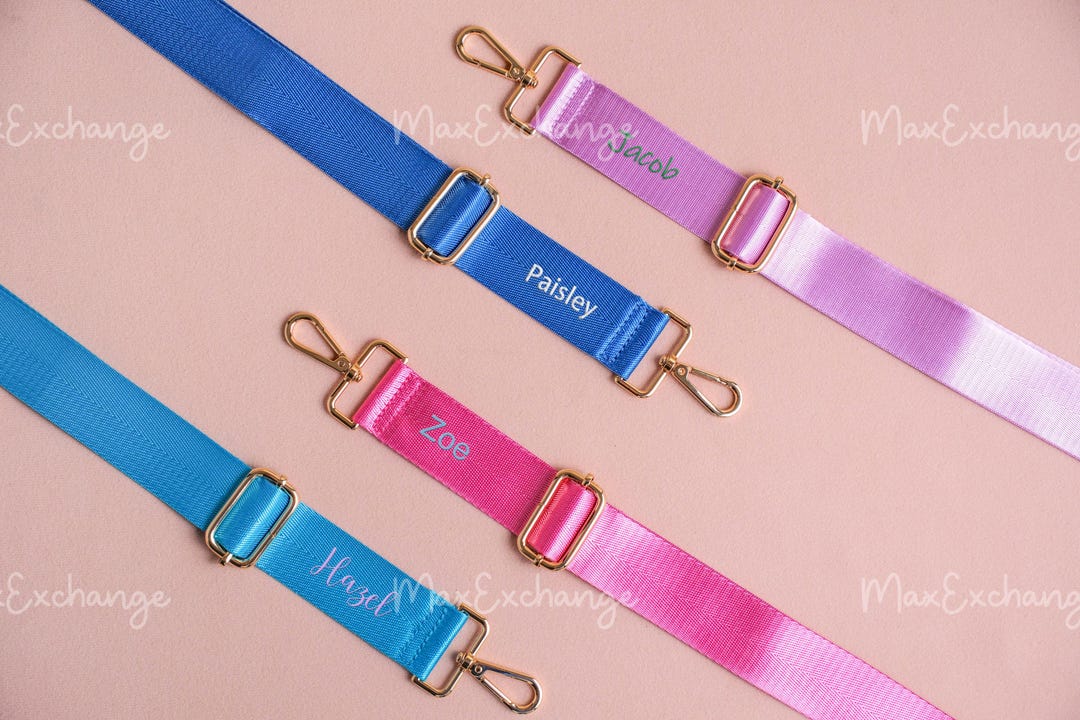 Adjustable Nylon Bag Strap Solid Color Shoulder and Crossbody ...