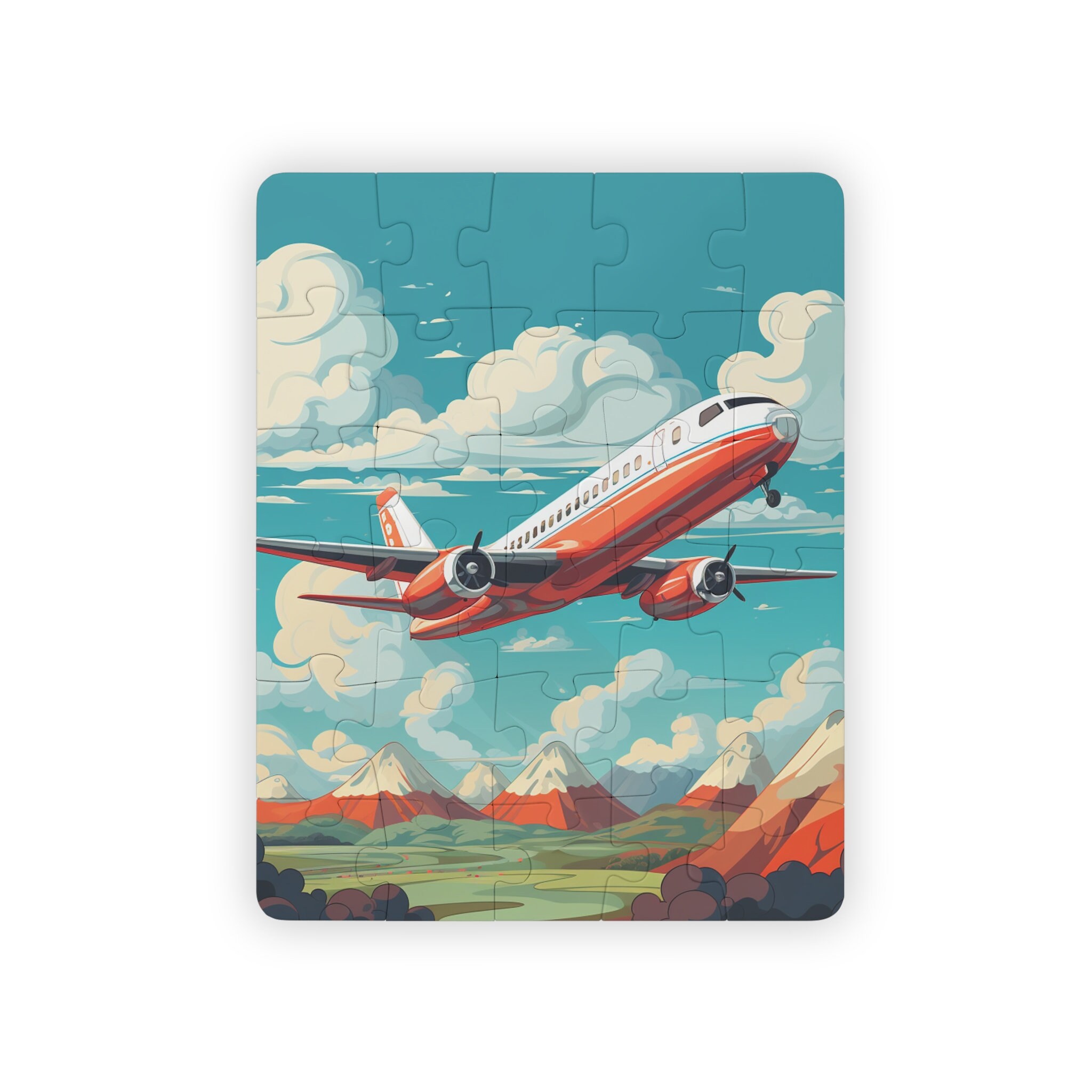 Airplane Kids' Puzzle, 30-piece - Etsy