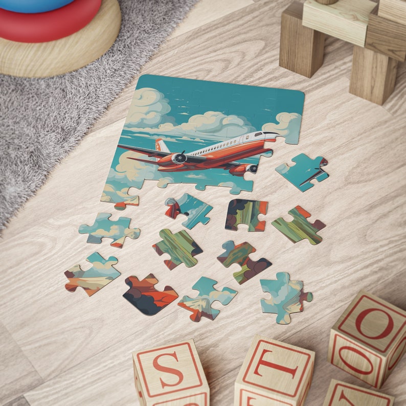 Airplane Kids' Puzzle, 30-piece - Etsy