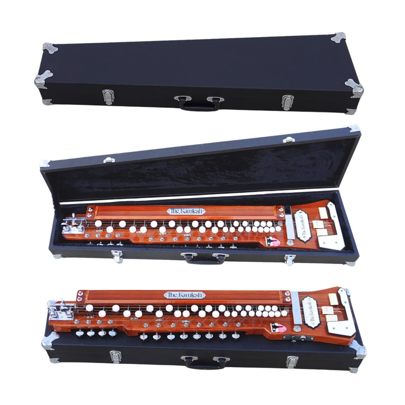 THE KAMLESH® Bulbul Tarang 29 Keys & 14 String Indian Traditional ...