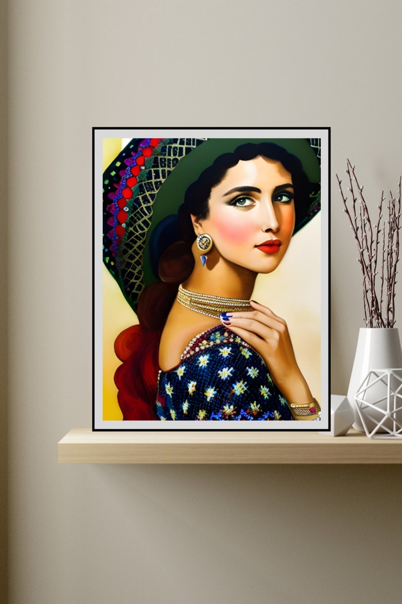 Women Poster: Face Drawings Mature Women and Female Art - Etsy