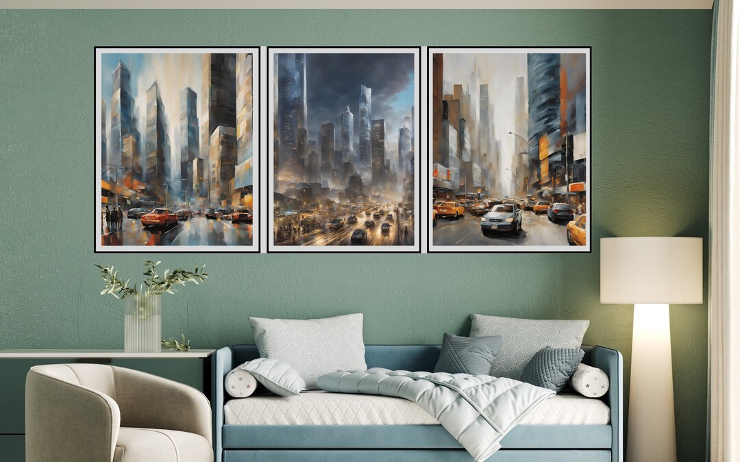 Printable Urban Landscapes Wall Art, Urban Landscapes Art Print, Urban ...