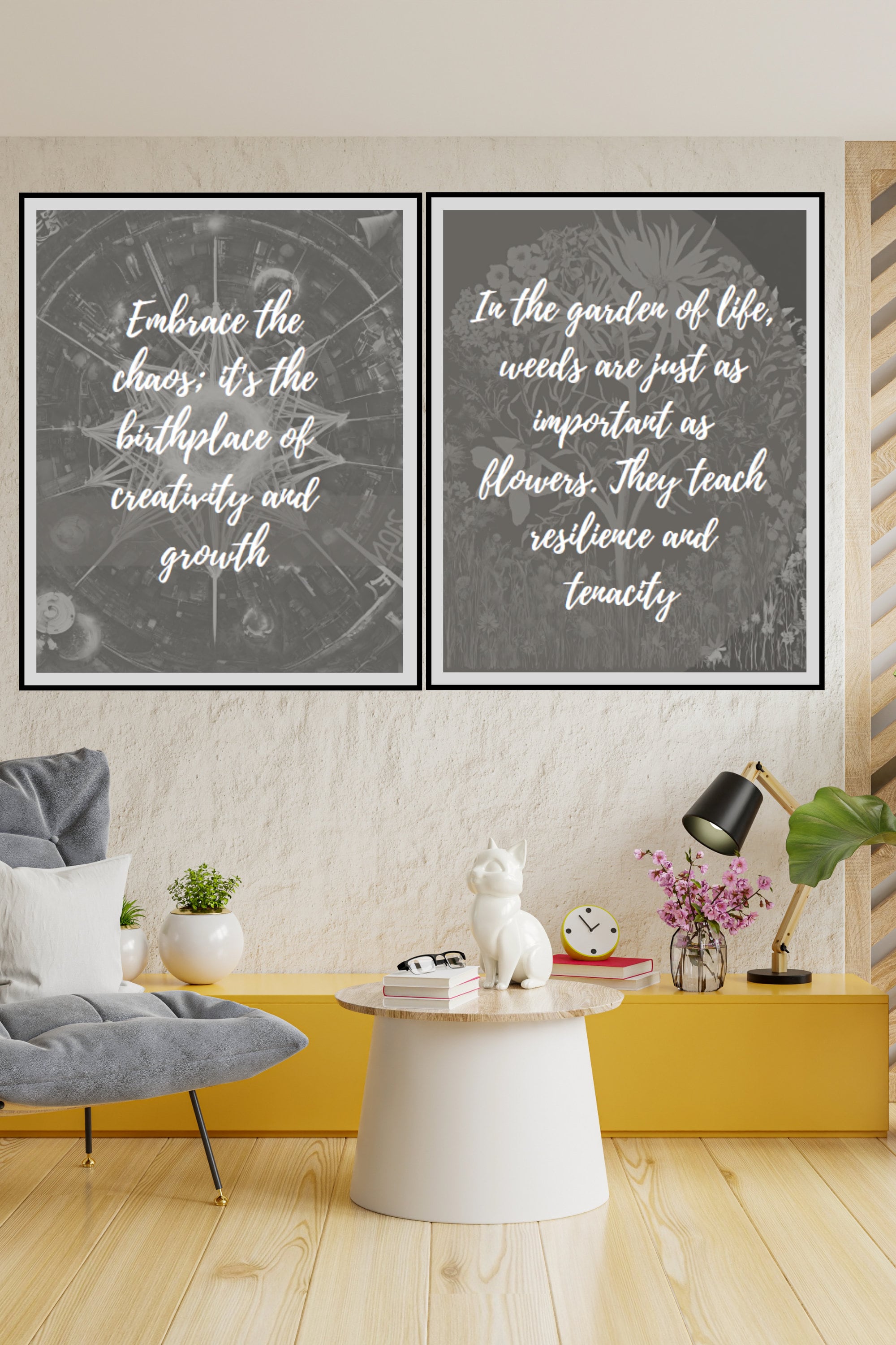 Set of 3 Motivational Wall Art, Printable Motivational Wall Decor ...
