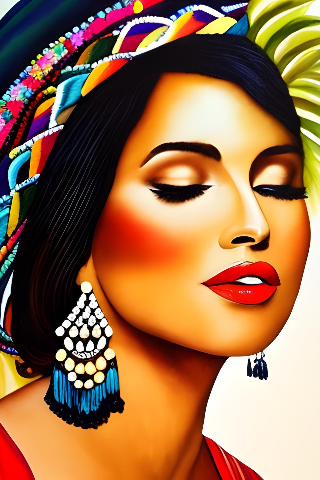Printable Woman Wall Art, Attractive and Beautiful Woman Wall Art Print ...