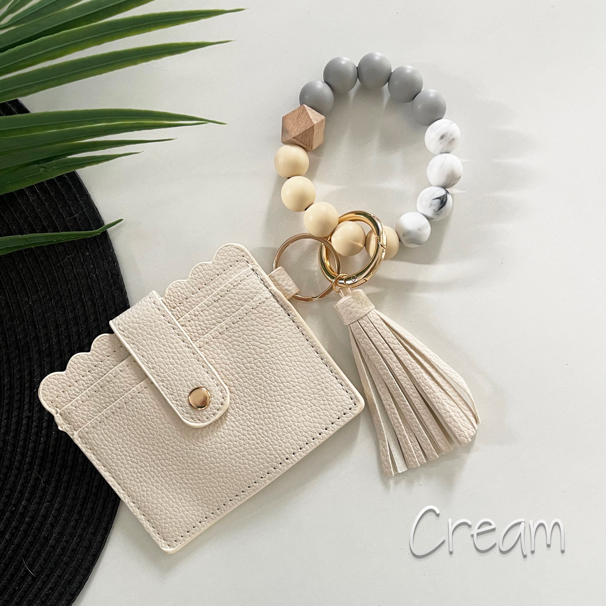 Keychain Wallet Wrist Keyring Cardholder Key Ring Bracelet Keychain ...