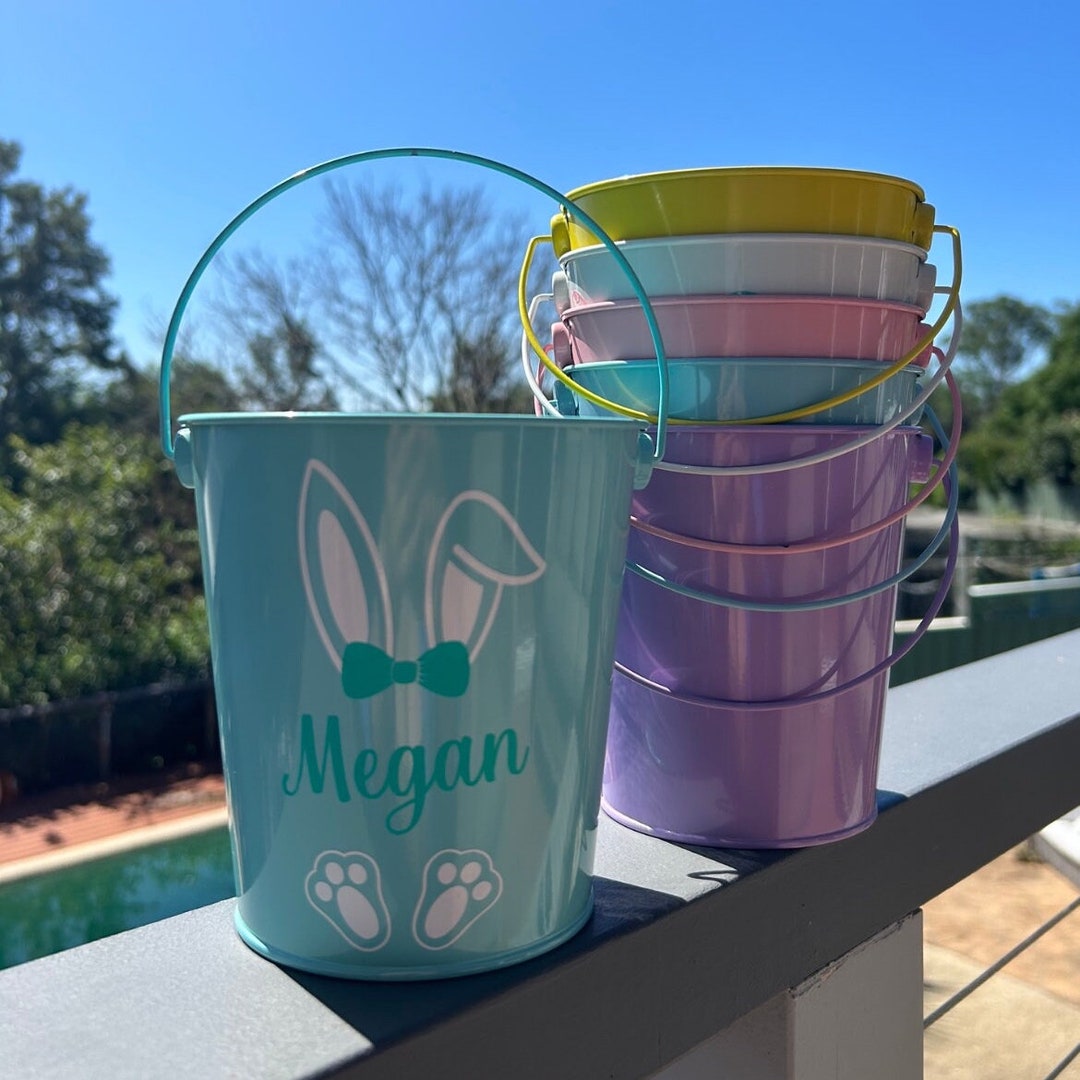 Personalised Easter Egg Buckets - Etsy