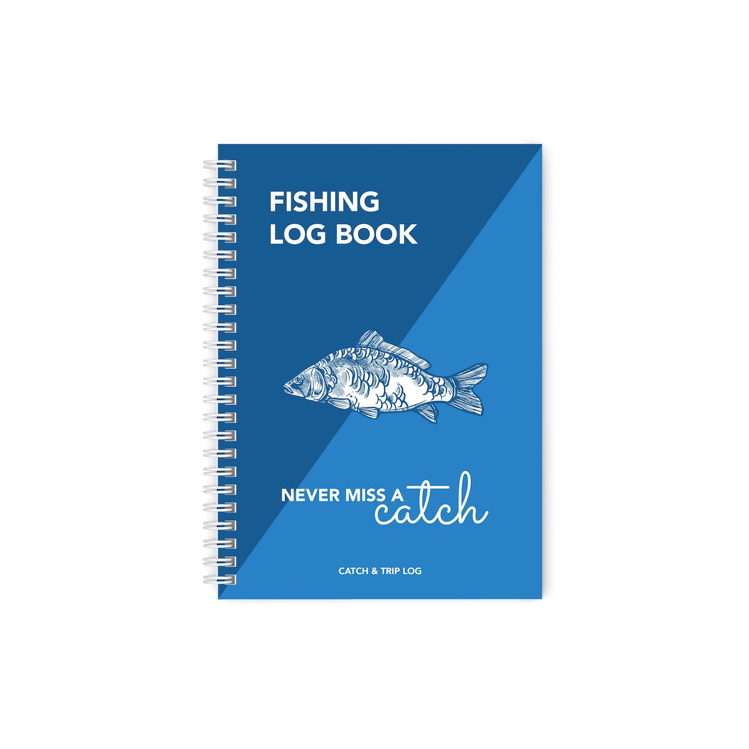 Fishing Log Book - A5 Size With 104 Inner Pages - Space for 52 Fishing ...