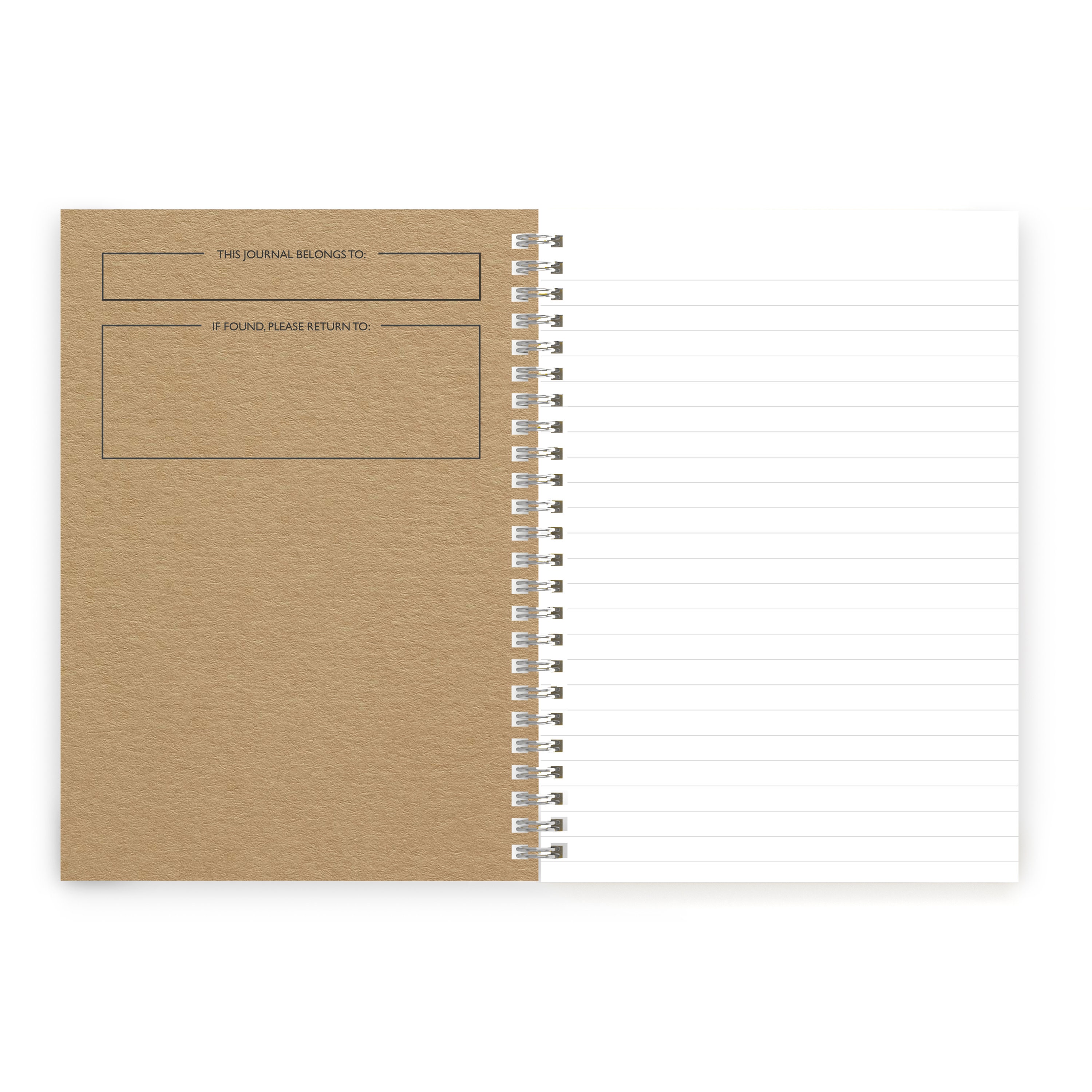 Classic Notes Kraft Card A5 Notebook - Etsy