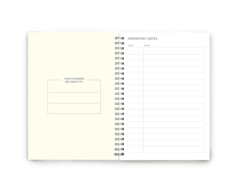 Study & Homework Planner - A5 Size With 104 Inner Pages - Etsy