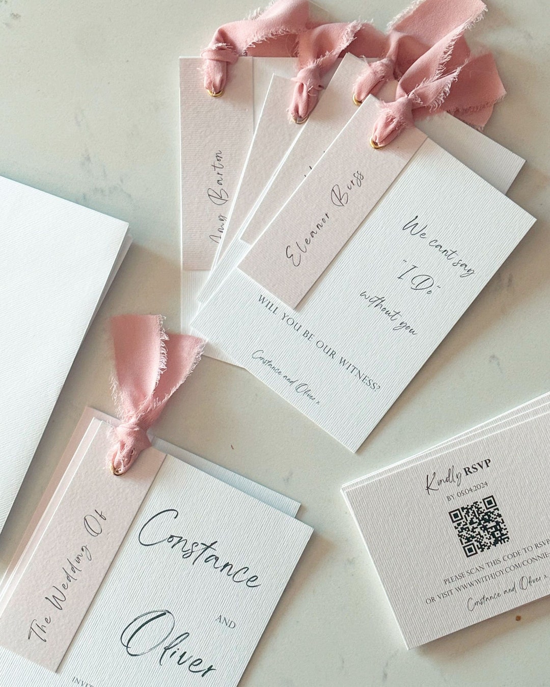 Classy Minimalist Wedding Invitations Bespoke, Elegant and Custom Made ...