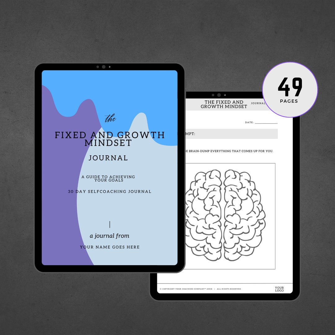 Growth Mindset | Growth Printable | Growth Mindset Journal | Mindset ...