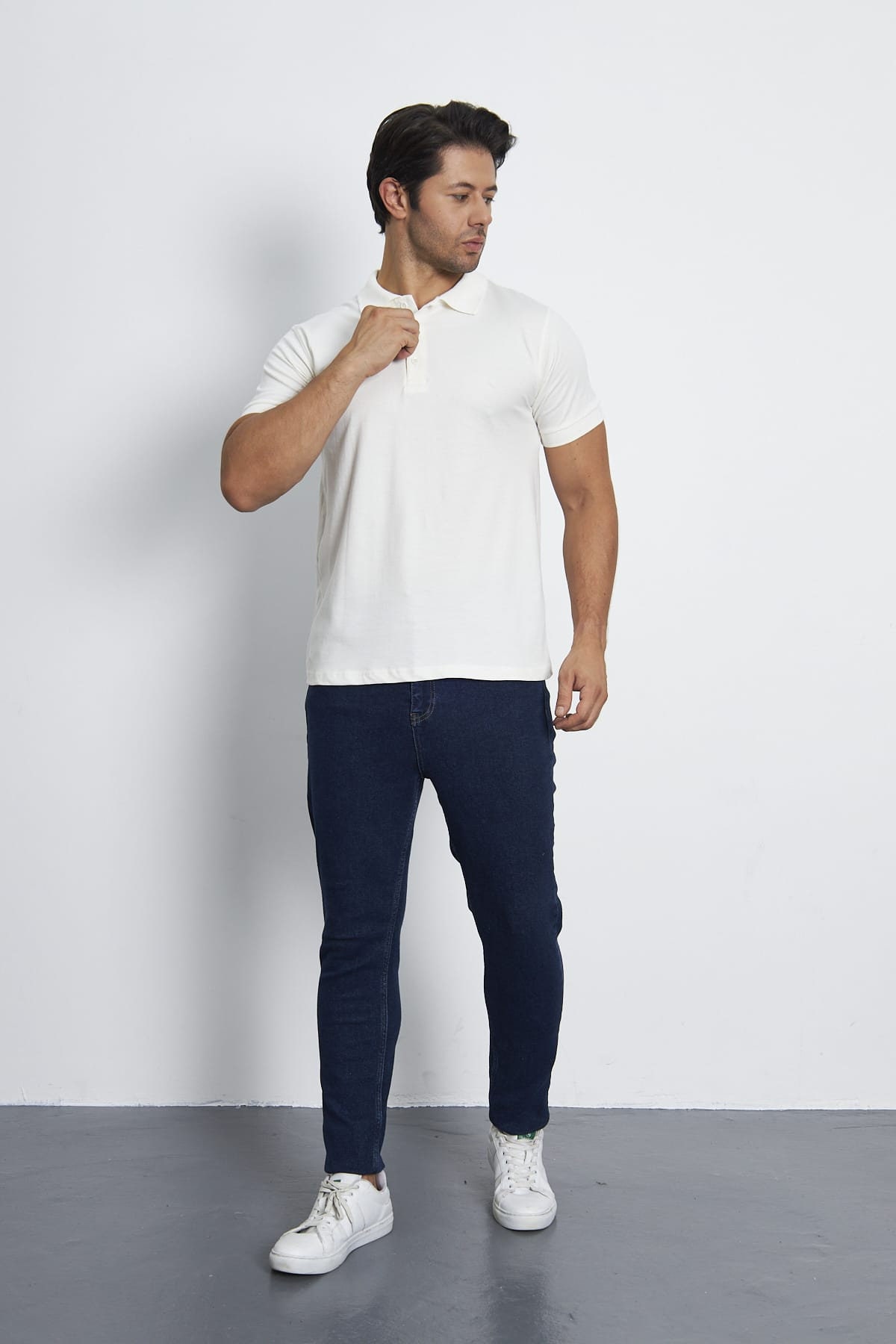 Cream Color Men's Polo Shirt - Etsy