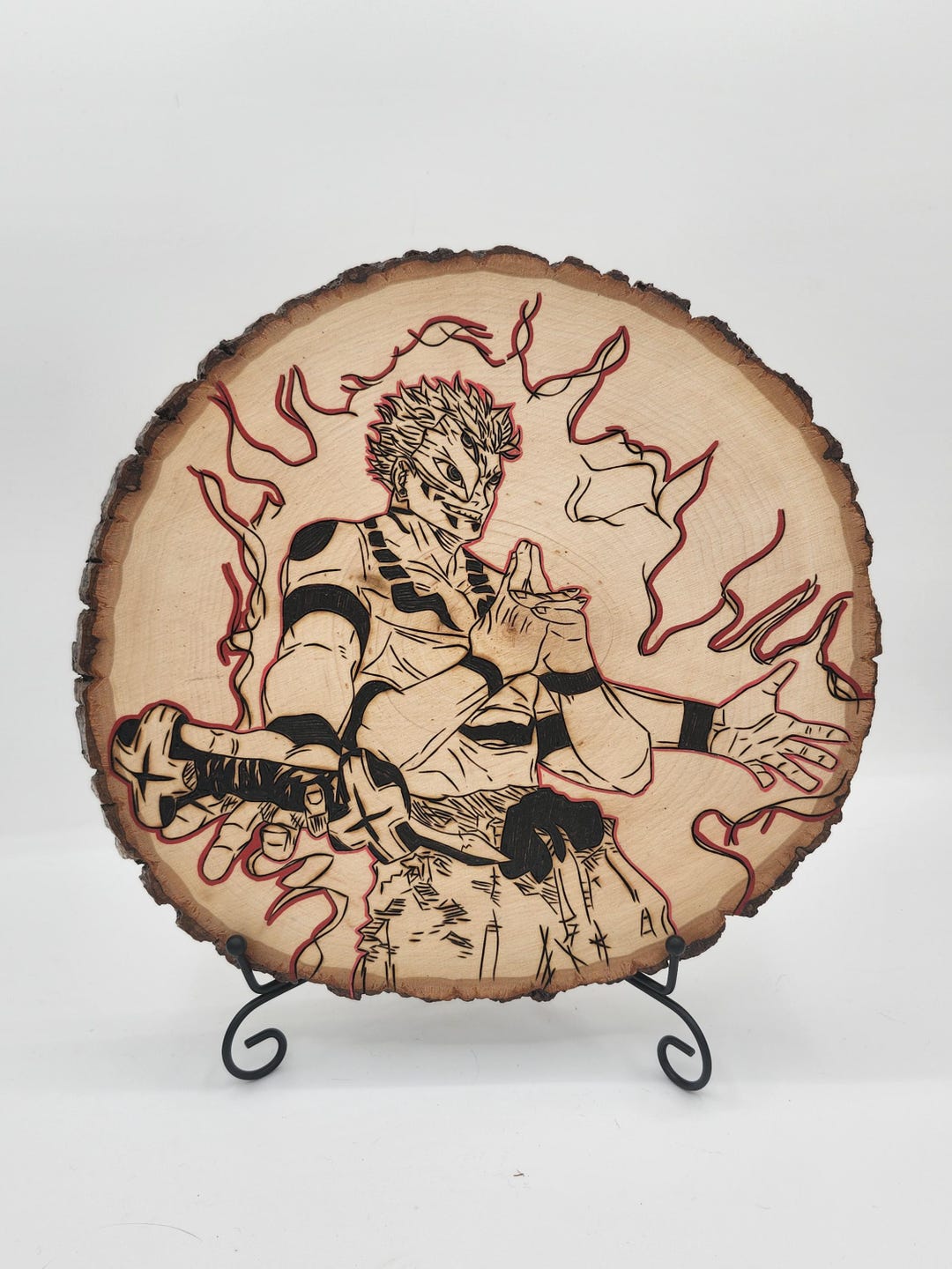 SUKUNA RYOMEN Final Form Anime/manga Wood Burning, Jujutsu Kaisen, W ...