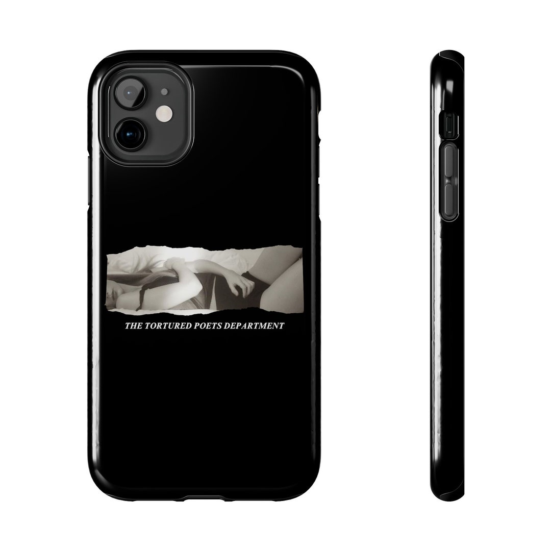 The Tortured Poets Department TTPD Taylor Swift Black Tough Phone Case ...