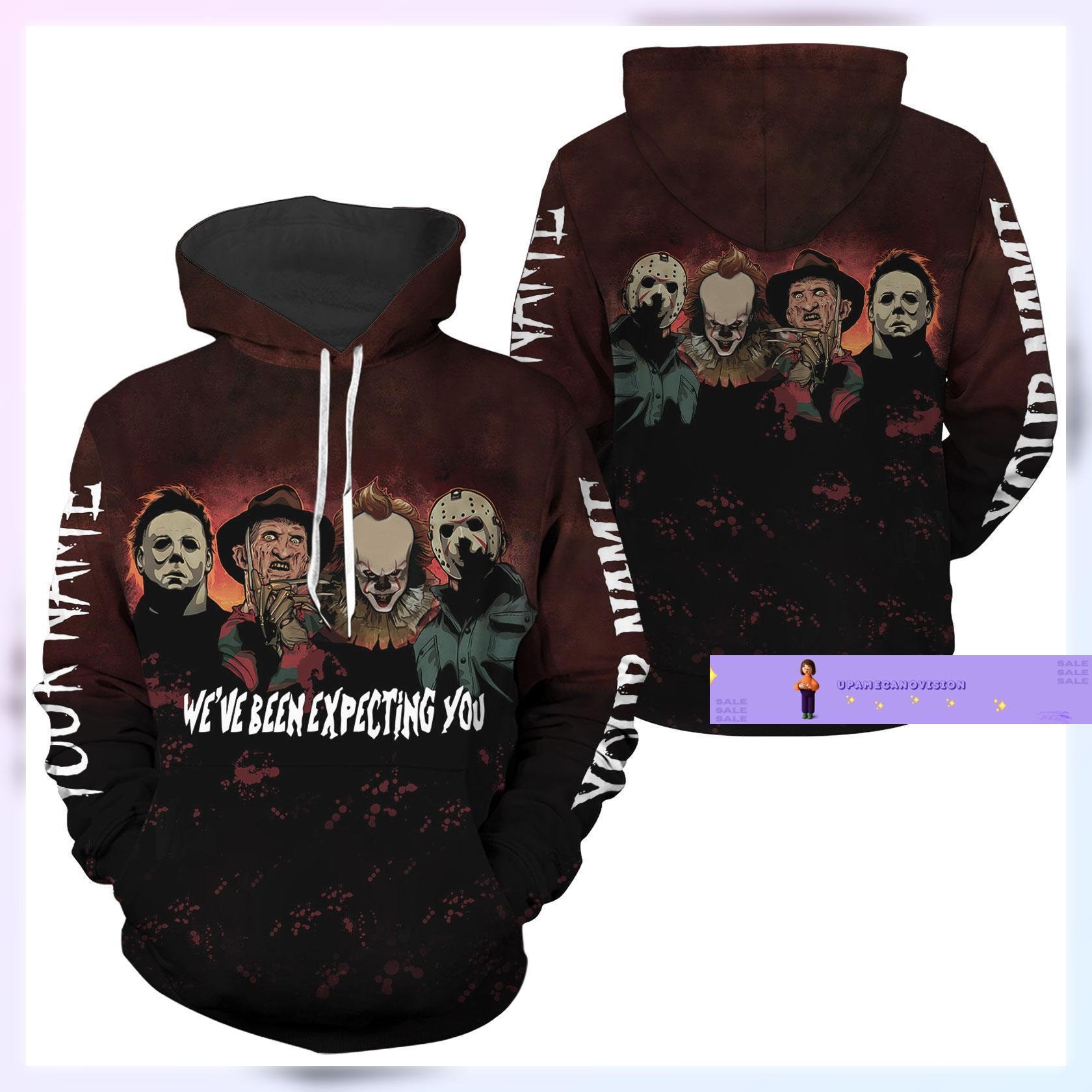 Horror Movie Hoodie, We've Been Expecting You Hoodie Men, Scary Movie ...