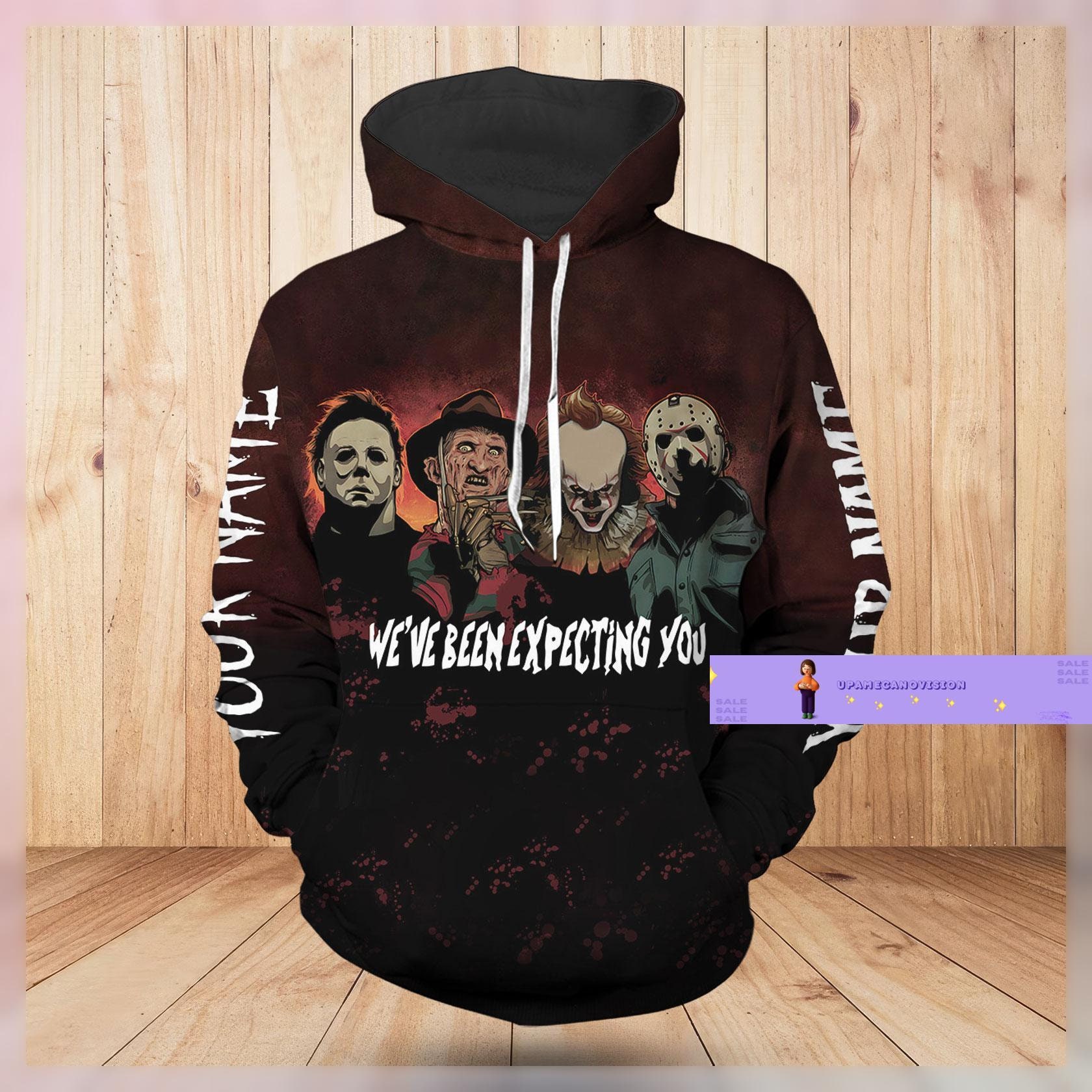 Horror Movie Hoodie, We've Been Expecting You Hoodie Men, Scary Movie ...